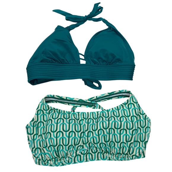 Kona Sol | Swim | Lot Of 2 New Kona Sol Womens Ddd Green Bikini ...